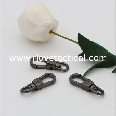 OEM gunmetal color 3.67 grams handbag fitting fashion snap hook for webbing