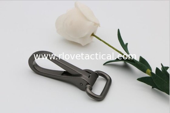 Good plating zinc alloy gunmetal 1 inch snap spring hook for straps
