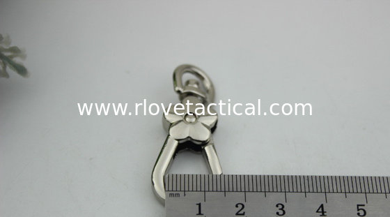 Fashion wild style 4 color cute flower zinc alloy metal snap hook with hole 10 mm