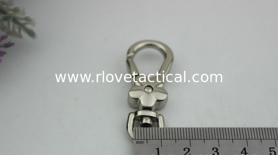 Fashion wild style 4 color cute flower zinc alloy metal snap hook with hole 10 mm