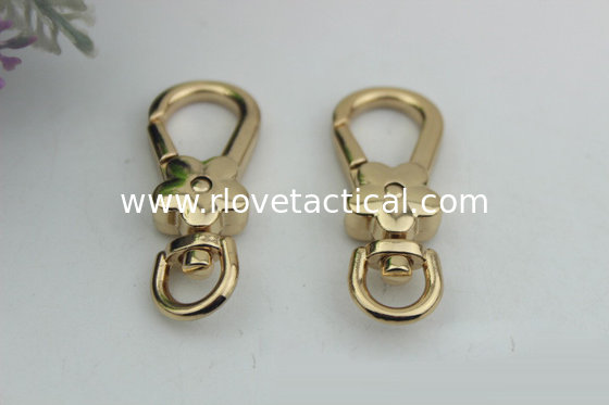 Fashion wild style 4 color cute flower zinc alloy metal snap hook with hole 10 mm
