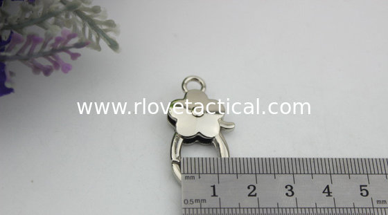 Promotion 4 color zinc alloy small 5 mm handbag snap hook wholesale