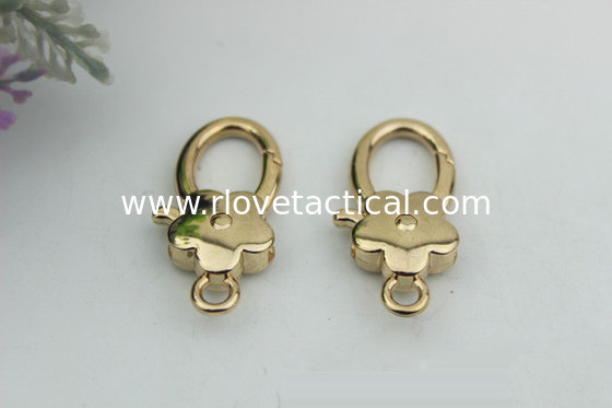 Promotion 4 color zinc alloy small 5 mm handbag snap hook wholesale