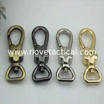 New arrival zinc alloy metal accessories 12 mm nickle snap hook for bags