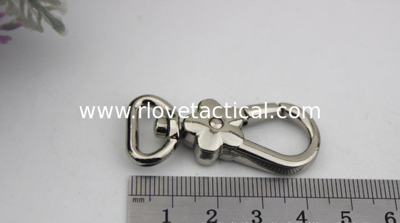 New arrival zinc alloy metal accessories 12 mm nickle snap hook for bags