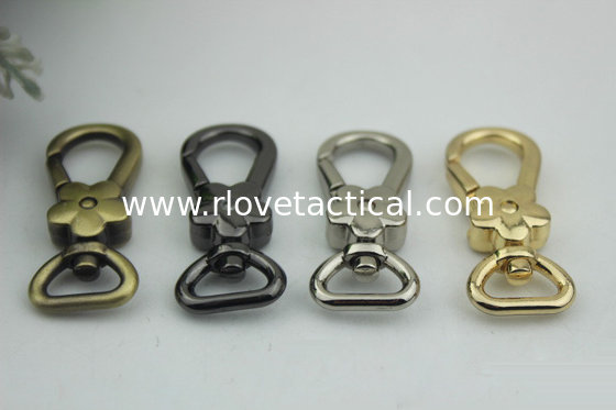 New arrival zinc alloy metal accessories 12 mm nickle snap hook for bags