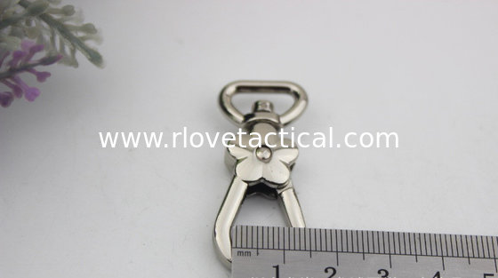 New arrival zinc alloy metal accessories 12 mm nickle snap hook for bags