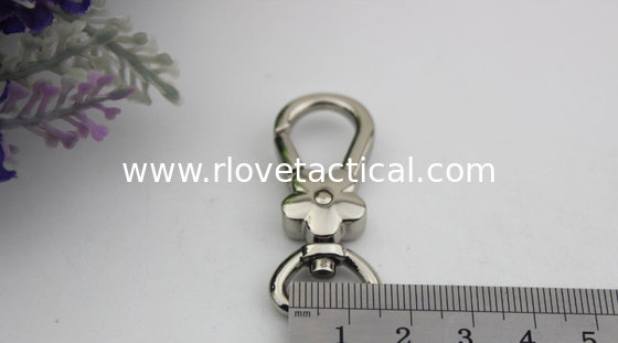 New arrival zinc alloy metal accessories 12 mm nickle snap hook for bags