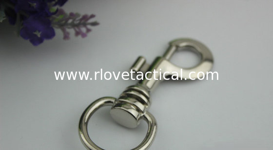 Europe popular fashion 24 mm metal nickel dog leash snap hook for pet collar