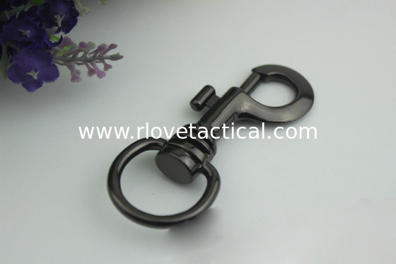 Europe popular fashion 24 mm metal nickel dog leash snap hook for pet collar
