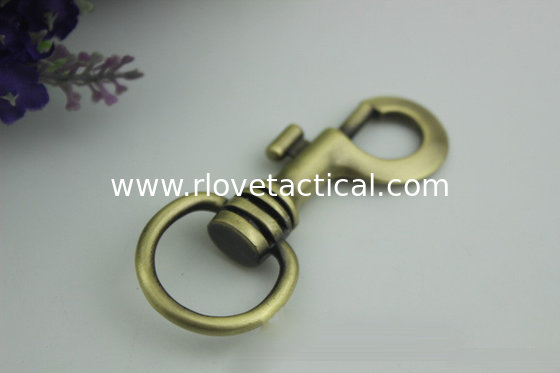 Europe popular fashion 24 mm metal nickel dog leash snap hook for pet collar