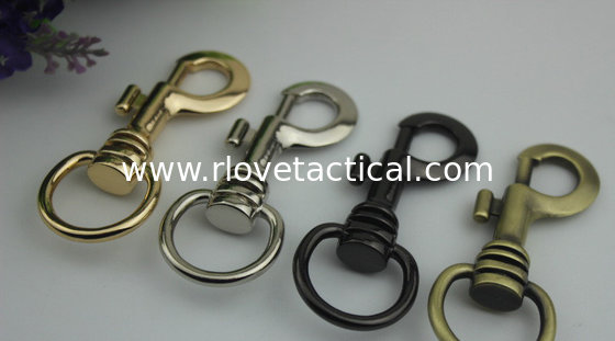 Europe popular fashion 24 mm metal nickel dog leash snap hook for pet collar