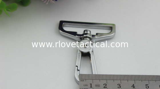 High end quality nickel & gunmetal color 38 mm snap hook bag with polishing