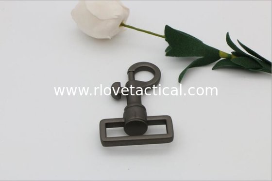 Europe & America style zinc alloy black 32 mm dog snap hook with hanging plating