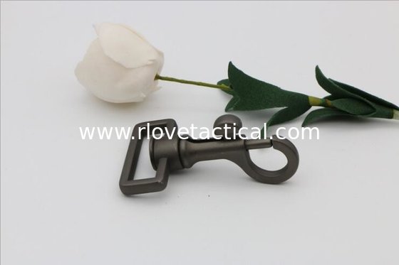 Europe & America style zinc alloy black 32 mm dog snap hook with hanging plating