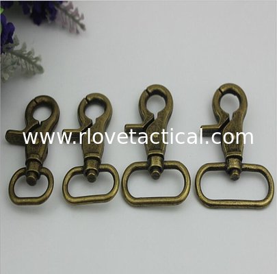 India hot sales anti brass zinc alloy all kinds of size heavy duty snap hook for bags