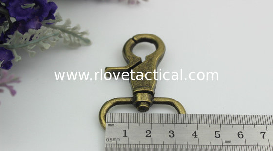 India hot sales anti brass zinc alloy all kinds of size heavy duty snap hook for bags