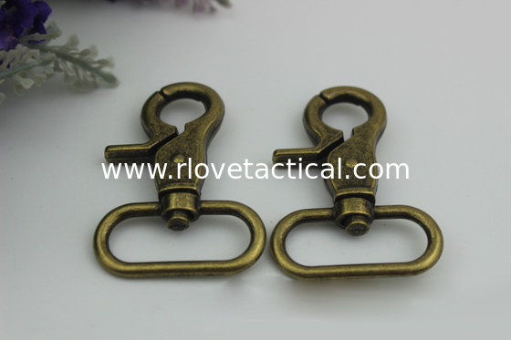 India hot sales anti brass zinc alloy all kinds of size heavy duty snap hook for bags