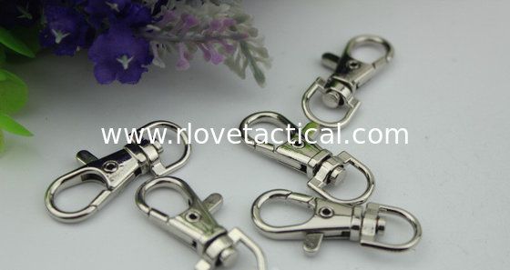 Favourable price hot products 4 color zinc alloy metal 10 mm lobster claw snap hook for sling bag
