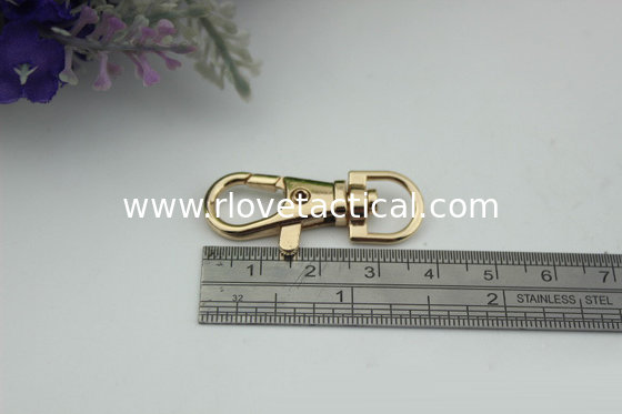 Favourable price hot products 4 color zinc alloy metal 10 mm lobster claw snap hook for sling bag