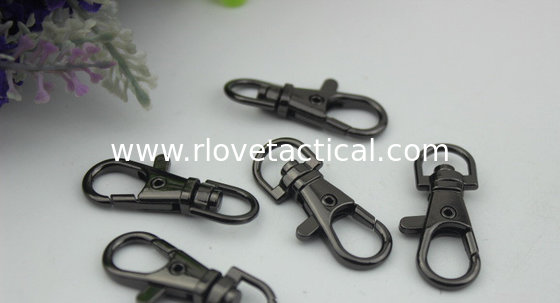 Favourable price hot products 4 color zinc alloy metal 10 mm lobster claw snap hook for sling bag