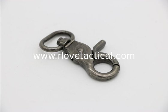 Handbag parts zinc alloy rolling plating anti sliver spring swivel trigger snap hooks 19 mm