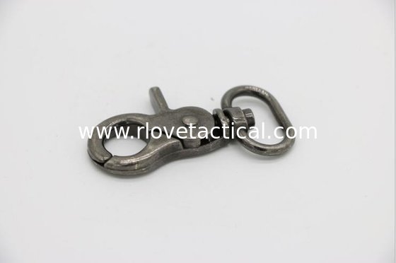 Handbag parts zinc alloy rolling plating anti sliver spring swivel trigger snap hooks 19 mm
