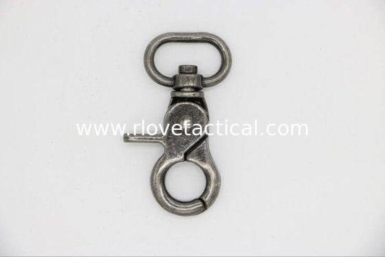 Handbag parts zinc alloy rolling plating anti sliver spring swivel trigger snap hooks 19 mm