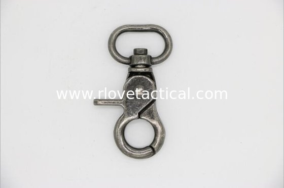 Handbag parts zinc alloy rolling plating anti sliver spring swivel trigger snap hooks 19 mm