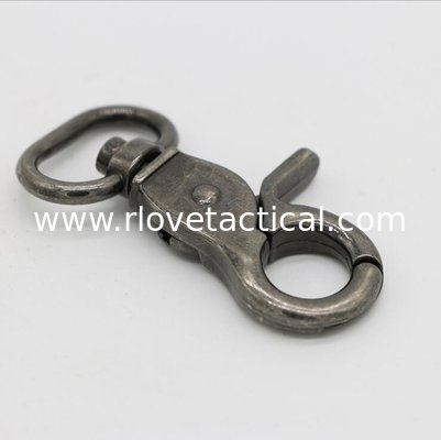 Handbag parts zinc alloy rolling plating anti sliver spring swivel trigger snap hooks 19 mm