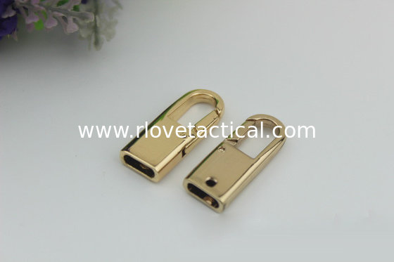 Hanging nickel color zinc alloy 33 mm length metal key chain snap hook for strap