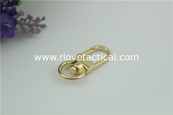 Lanyard accessories zinc alloy hanging brush anti brass 11 mm round eye bolt snap hook bag