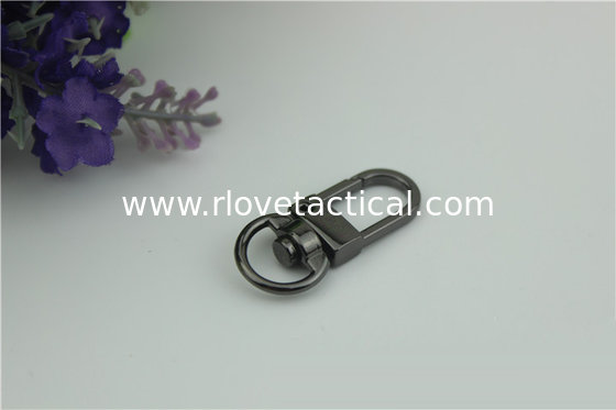 Lanyard accessories zinc alloy hanging brush anti brass 11 mm round eye bolt snap hook bag