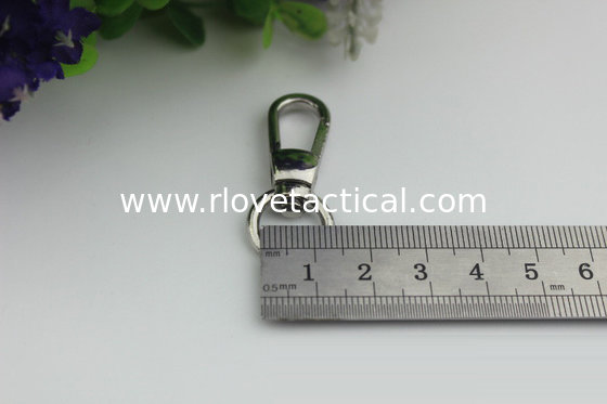 Die casting zinc alloy round eye bolt 12 mm nickel snap hook with hanging plating
