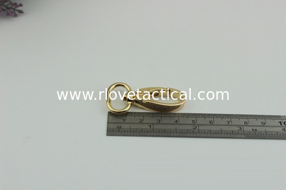 Metal spring swivel zinc alloy 16 mm gold lanyard snap hook for leather straps