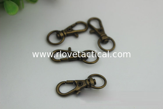 Bag accessories parts zinc alloy round 10 mm small claw snap hook clip for metal chain