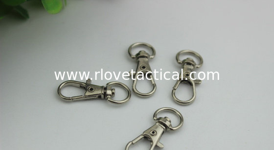 Bag accessories parts zinc alloy round 10 mm small claw snap hook clip for metal chain