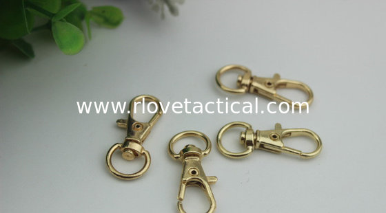 Bag accessories parts zinc alloy round 10 mm small claw snap hook clip for metal chain