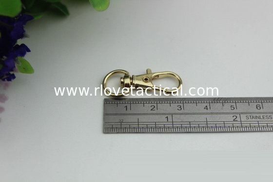 Bag accessories parts zinc alloy round 10 mm small claw snap hook clip for metal chain