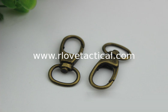 SP080 Custom zinc alloy 5 color 14 mm swivel spring snap clip bag strap hook for bags