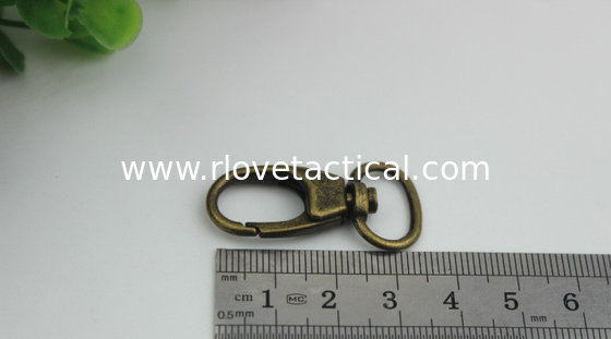 SP080 Custom zinc alloy 5 color 14 mm swivel spring snap clip bag strap hook for bags