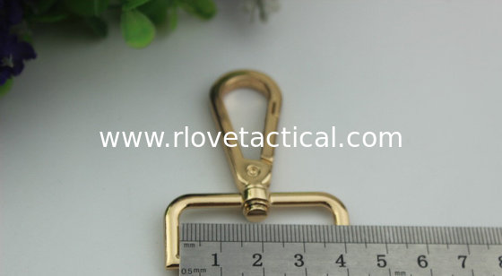 Personalized custom convenient 5 size gold metal handbag zinc alloy snap hook 32 mm & 38 mm