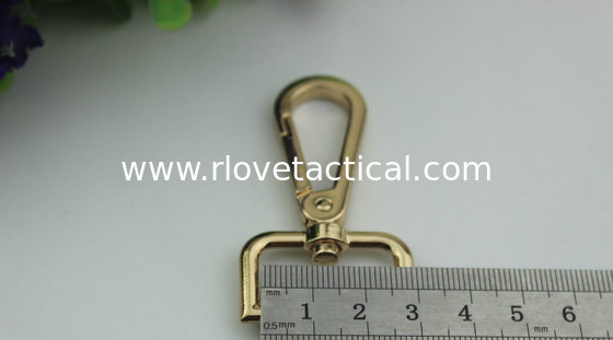 Personalized custom convenient 5 size gold metal handbag zinc alloy snap hook 32 mm & 38 mm