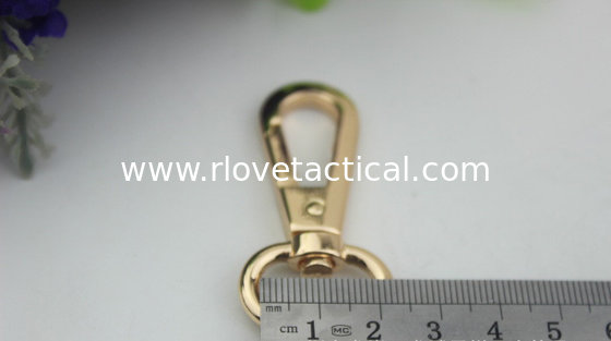 Custom 3 color zinc alloy 20 mm oval ring bag hardware snap hook with nickel free