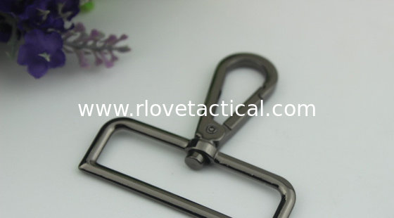 Zinc alloy silver gold big 50 mm metal spring swivel bolt snap hook for bags fitting