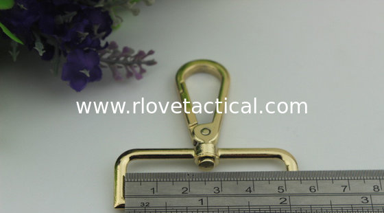Zinc alloy silver gold big 50 mm metal spring swivel bolt snap hook for bags fitting