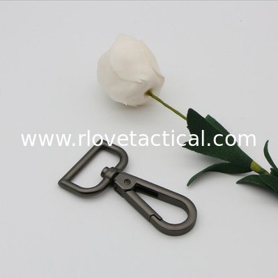 Factory wholesale top quality 1 inch metal swivel snap hook gunmetal for handbag