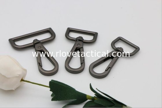 Factory wholesale top quality 1 inch metal swivel snap hook gunmetal for handbag