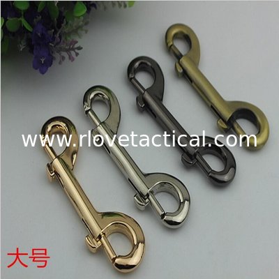 Zinc alloy hanging brush anti brass 100 mm length lobster claw clip trigger hooks hardware products for handbag