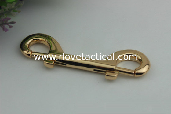 Zinc alloy hanging brush anti brass 100 mm length lobster claw clip trigger hooks hardware products for handbag
